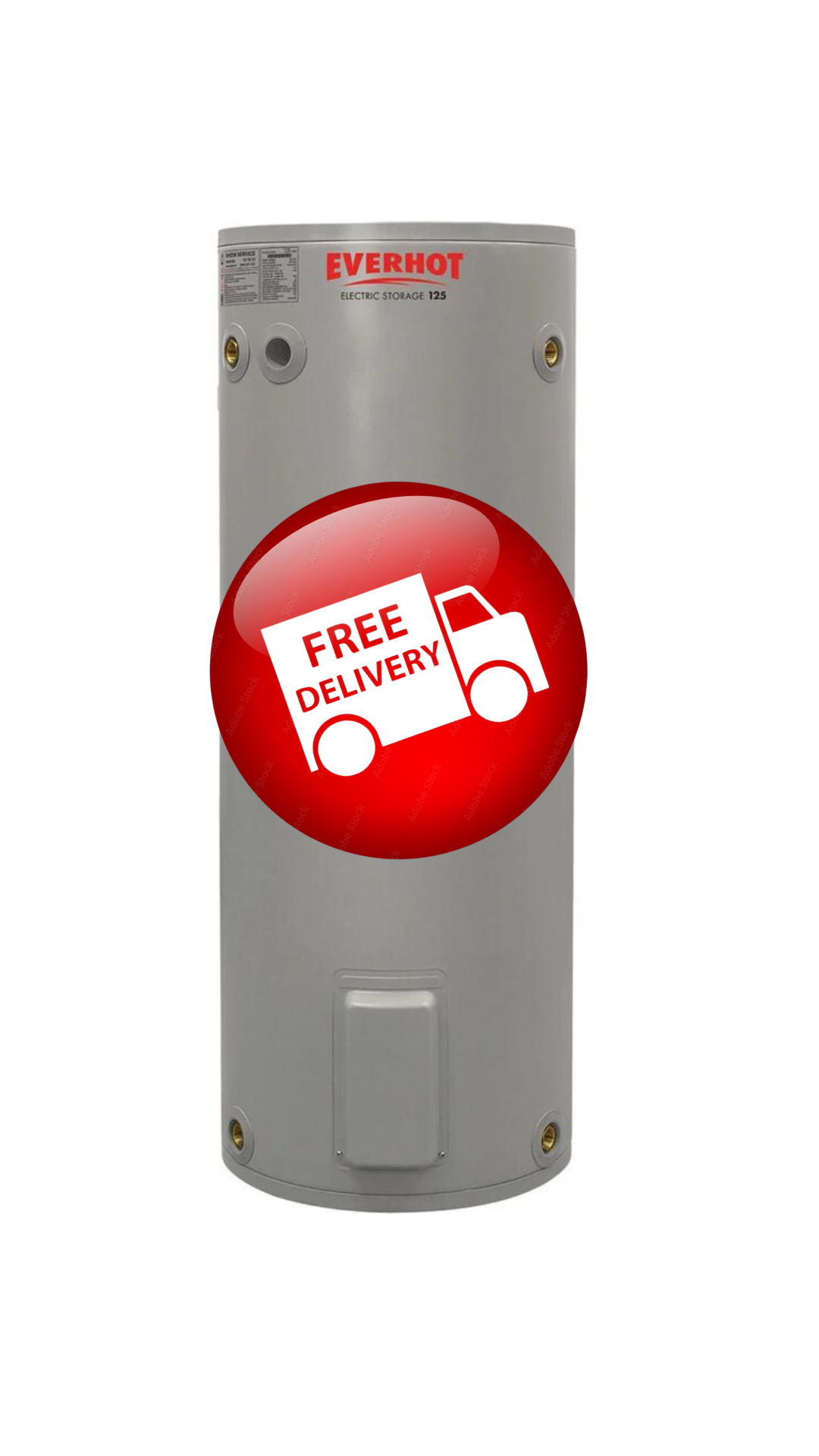 Everhot 125L 1.8kW Single Element Electric Hot Water System Brisbane ...