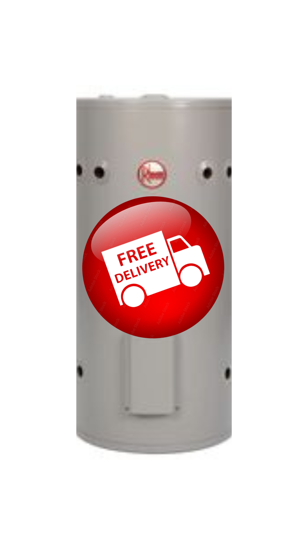 Rheem 80l 3 6kw Single Element Internal External Electric Hot Water