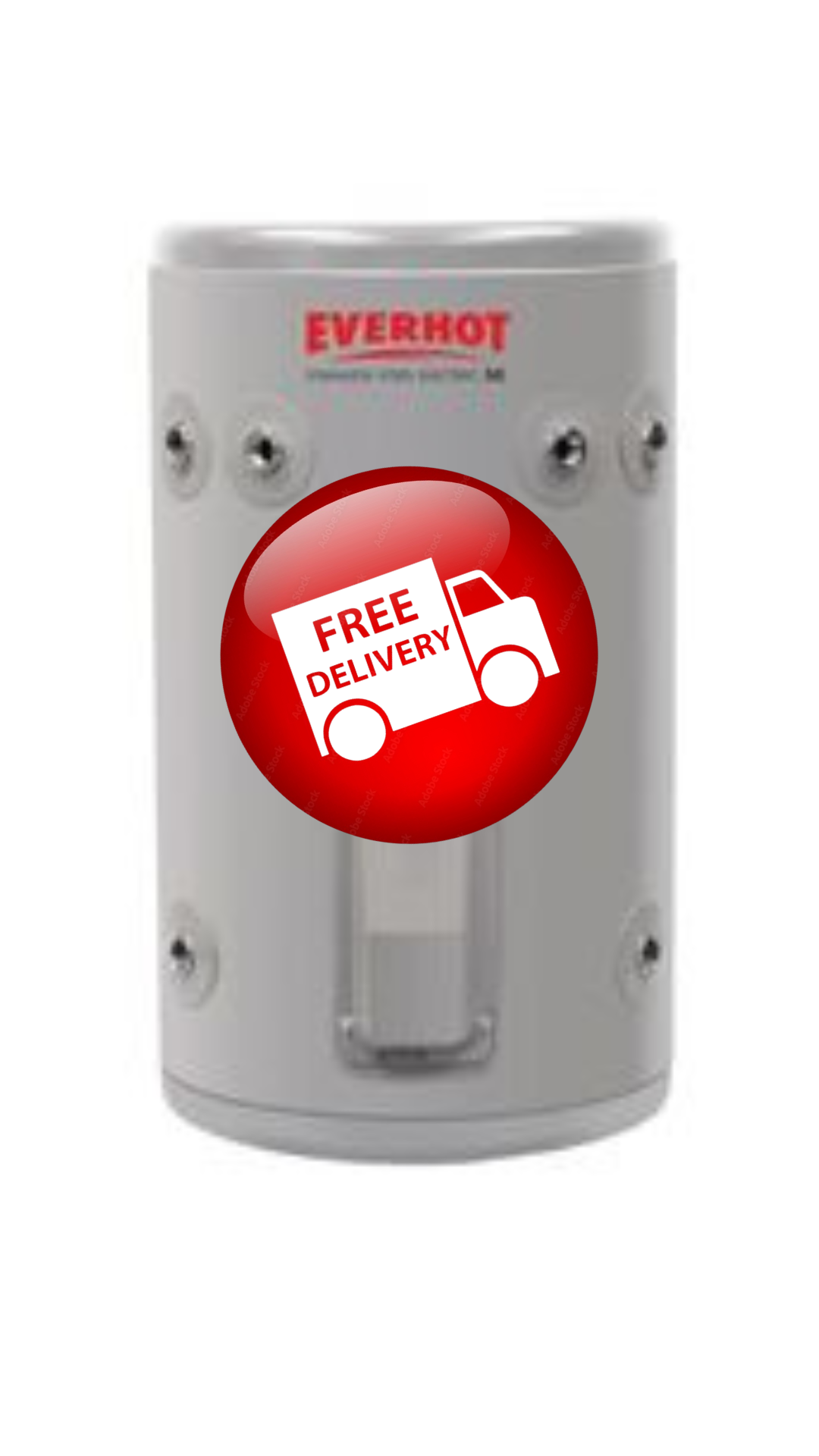 Everhot 50l 3 6kw Single Element Stainless Steel Electric Hot Water Sy