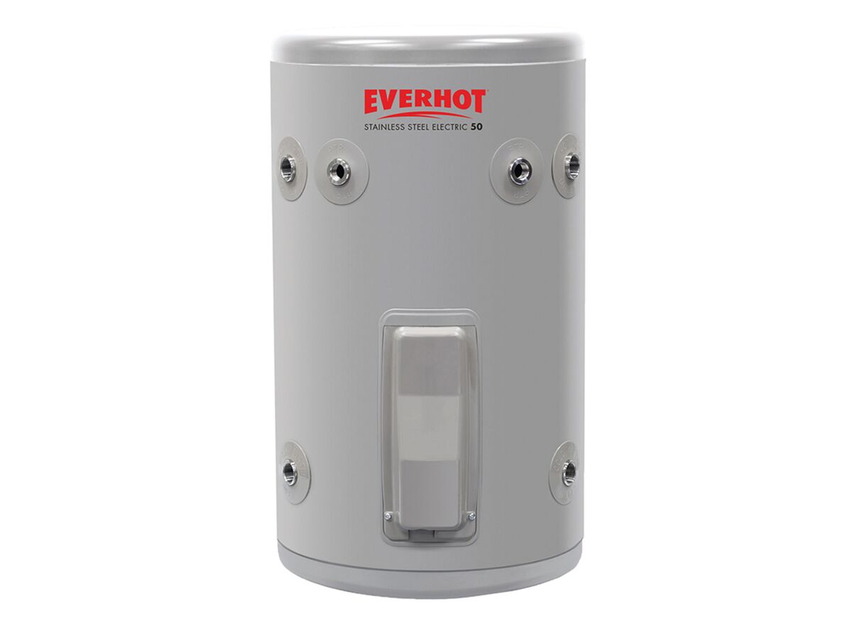 Everhot 50L 3.6kW Single Element Stainless Steel Electric Hot Water Sy ...